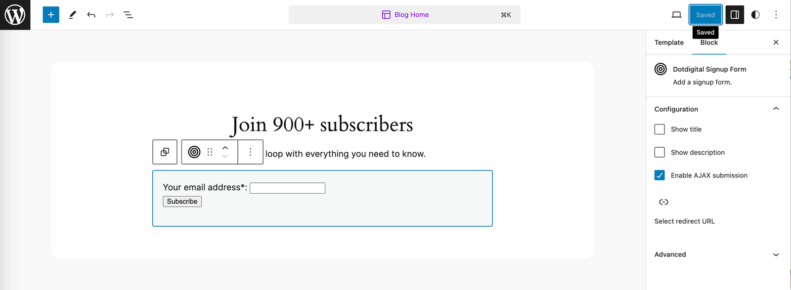 Simple Dotdigital integration with WordPress