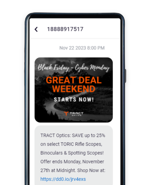 TRACT Optics drives growth with targeted MMS messaging