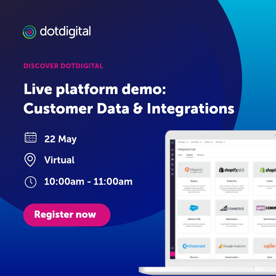 Discover Dotdigital: Customer data & integrations | Dotdigital